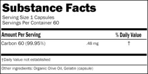 Carbon 60 (C60) In Olive Oil Capsules | BuckyLabs